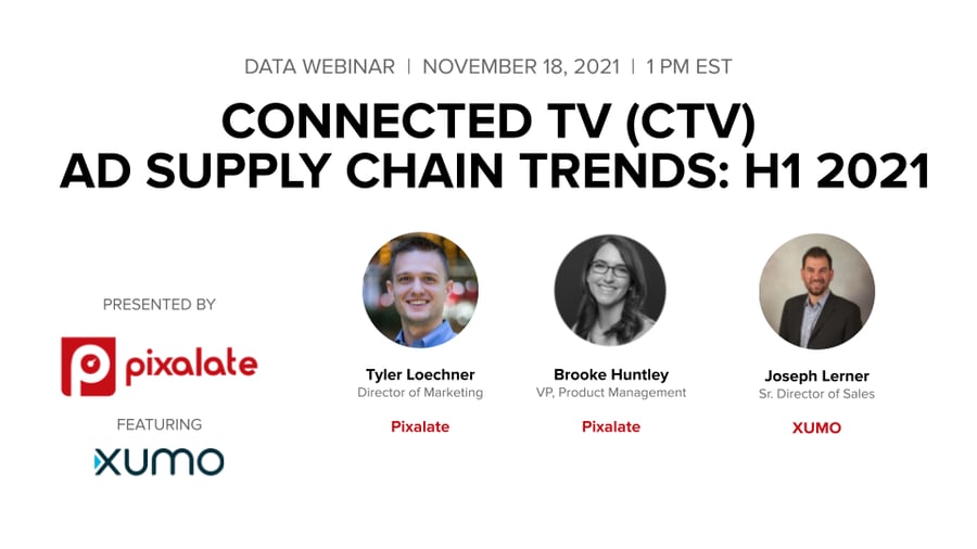 Webinar: Connected TV (CTV) Ad Supply Chain Trends in H1 2021