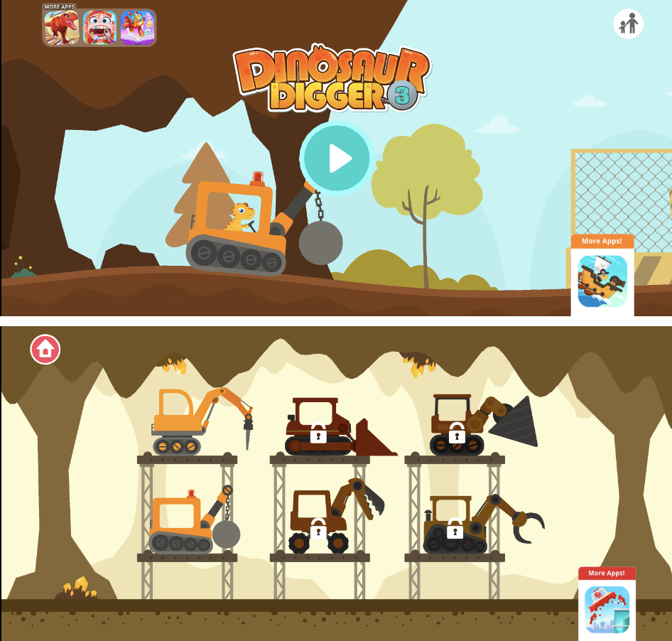 Pixalate's COPPA Manual Reviews: ‘Dinosaur Digger 3 - for kids'